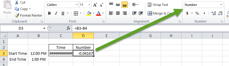 Excel Dashboard Templates Calculating Hours Difference Of Time In Excel 